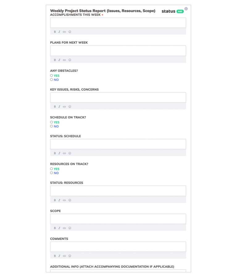 1 Must-Have Agile Status Report Template | Free Download regarding ...