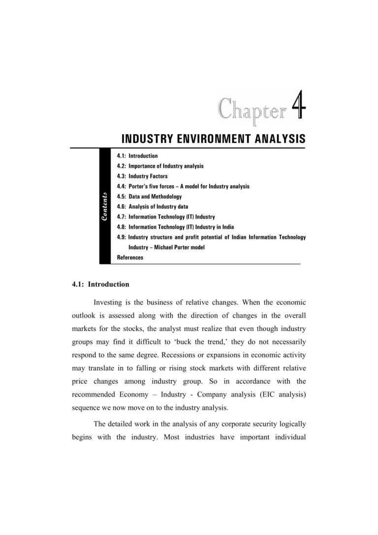 11+ Industry Analysis Examples – Pdf | Examples with Industry Analysis ...