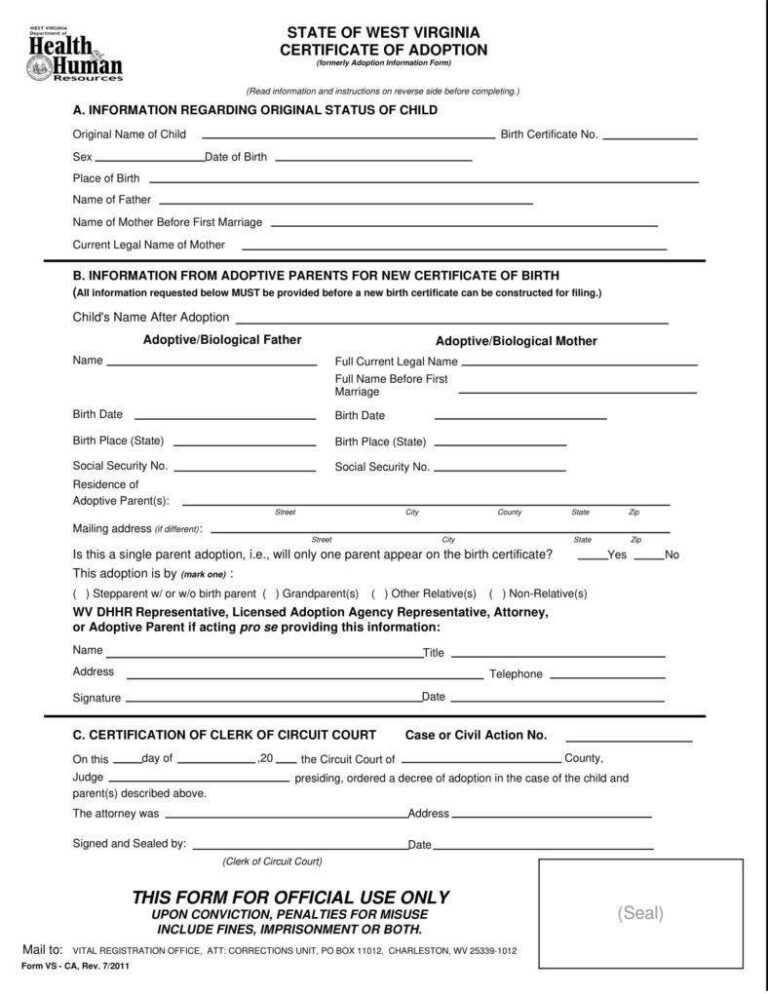 12+ Adoption Paper Templates – Pdf | Free & Premium Templates inside ...