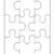 Jigsaw Puzzle Vector, Blank Simple Template 4X5, Twenty Pieces with ...
