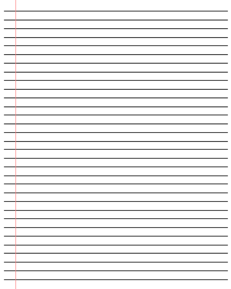 20+ Free Printable Blank Lined Paper Template In Pdf & Word regarding ...