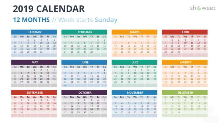 2019 Calendar Powerpoint Templates for Microsoft Powerpoint Calendar ... 2019 Calendar Powerpoint Templates for Microsoft Powerpoint Calendar ...