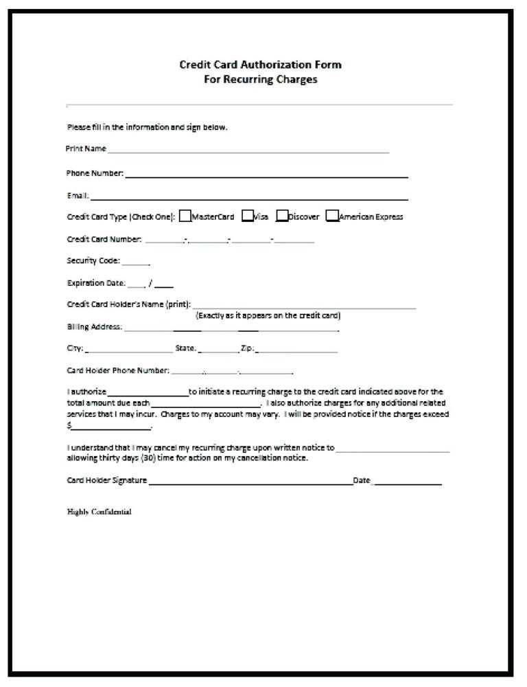 21+ Credit Card Authorization Form Template Pdf Fillable 2019!! within ...