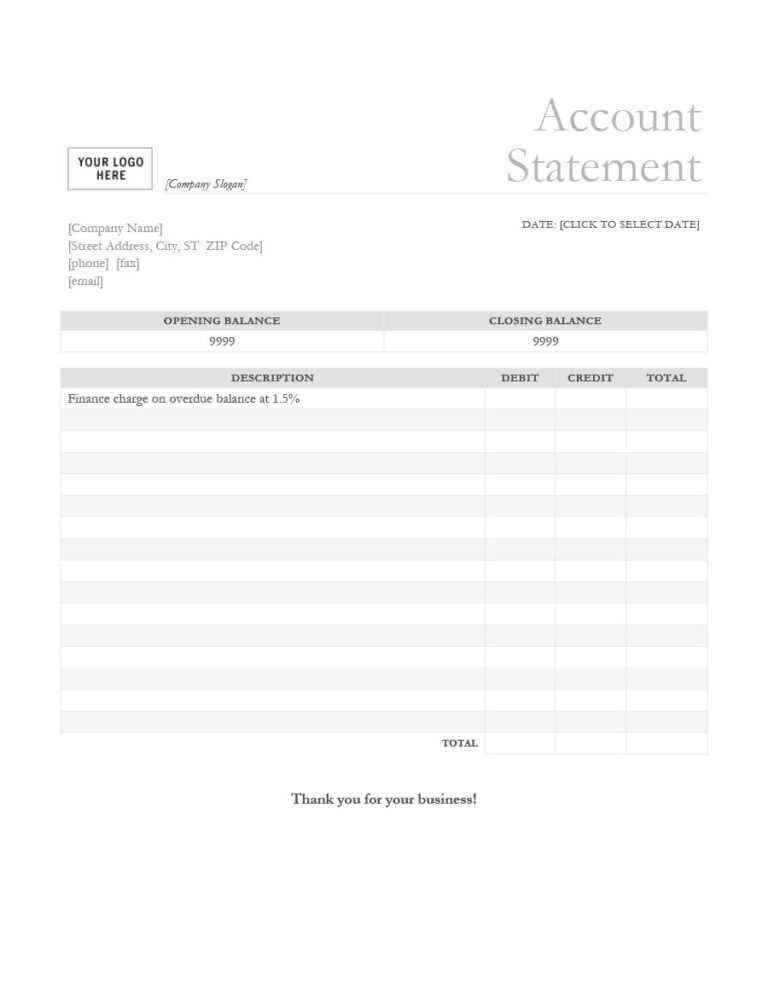 23 Editable Bank Statement Templates [Free] ᐅ Template Lab for Credit ...