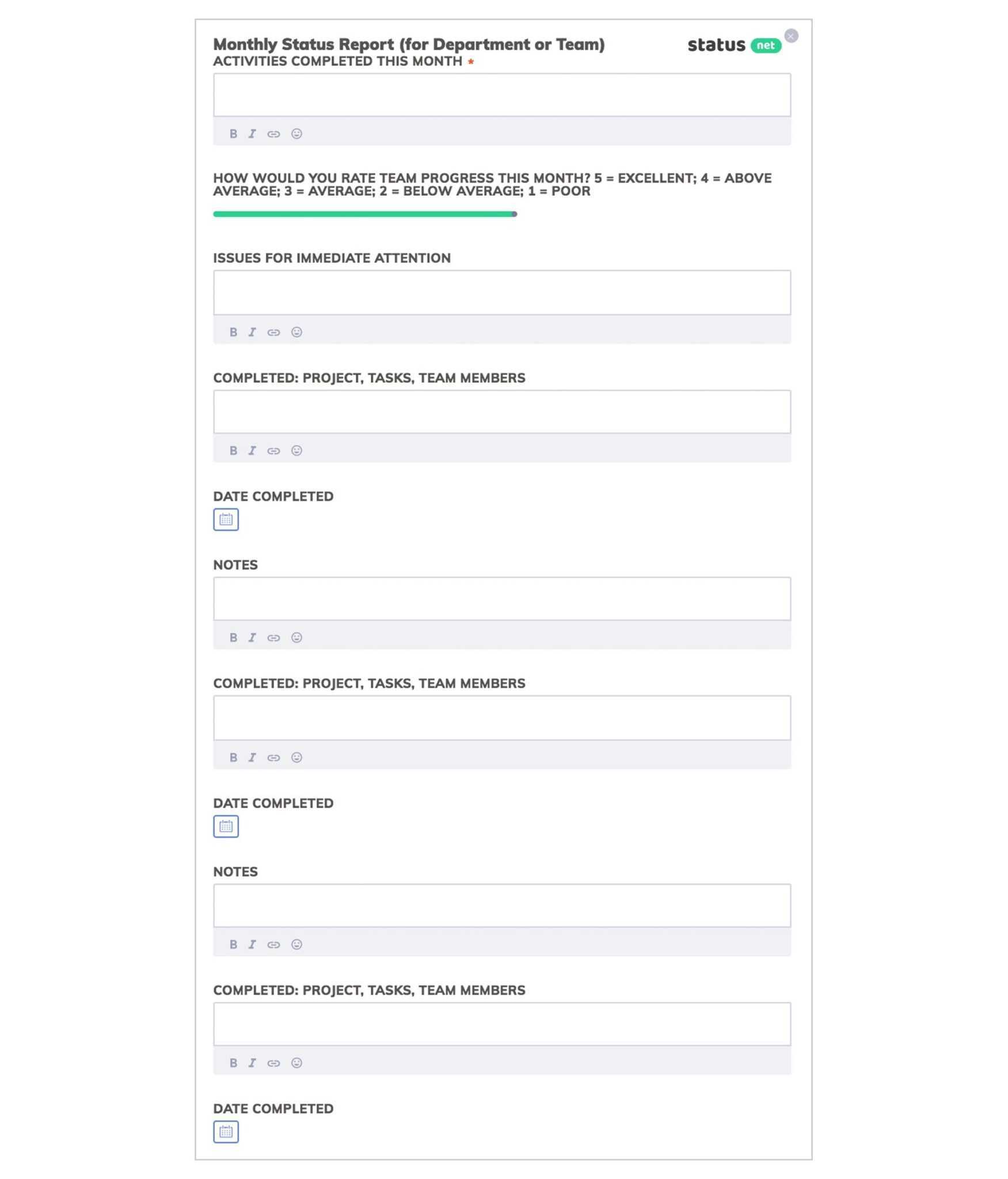 3 Smart Monthly Report Templates: How To Write And Free With Monthly ...