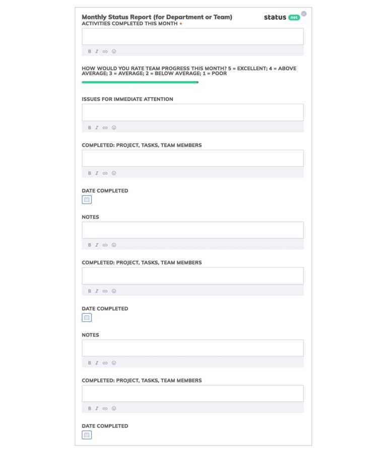 3 Smart Monthly Report Templates: How To Write And Free With Monthly ...