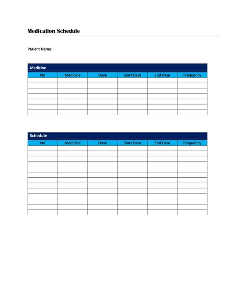 40 Great Medication Schedule Templates (+Medication Calendars) for ... 40 Great Medication Schedule Templates (+Medication Calendars) for ...