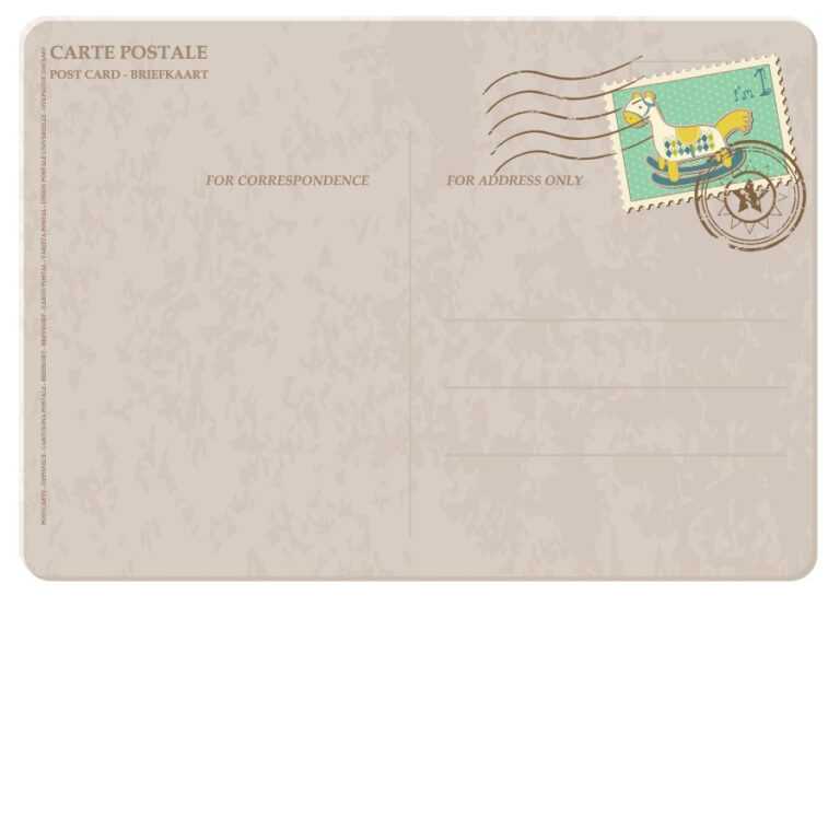 40+ Great Postcard Templates & Designs [Word + Pdf] ᐅ inside Post Cards ...