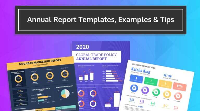 55+ Customizable Annual Report Design Templates, Examples & Tips with ...