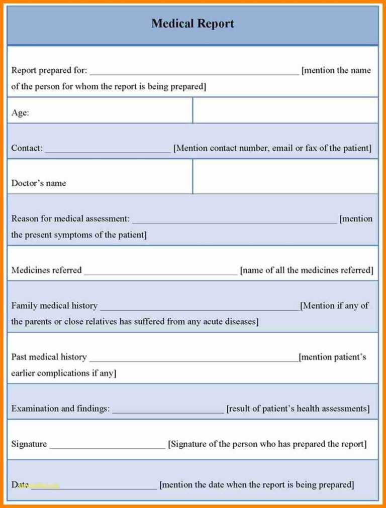 9+ Doctor Report Template | This Is Charlietrotter for Medical Report ...