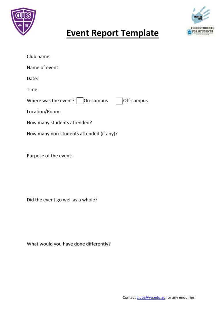 9+ Event Report – Pdf, Docs, Word, Pages | Examples with After Event ...