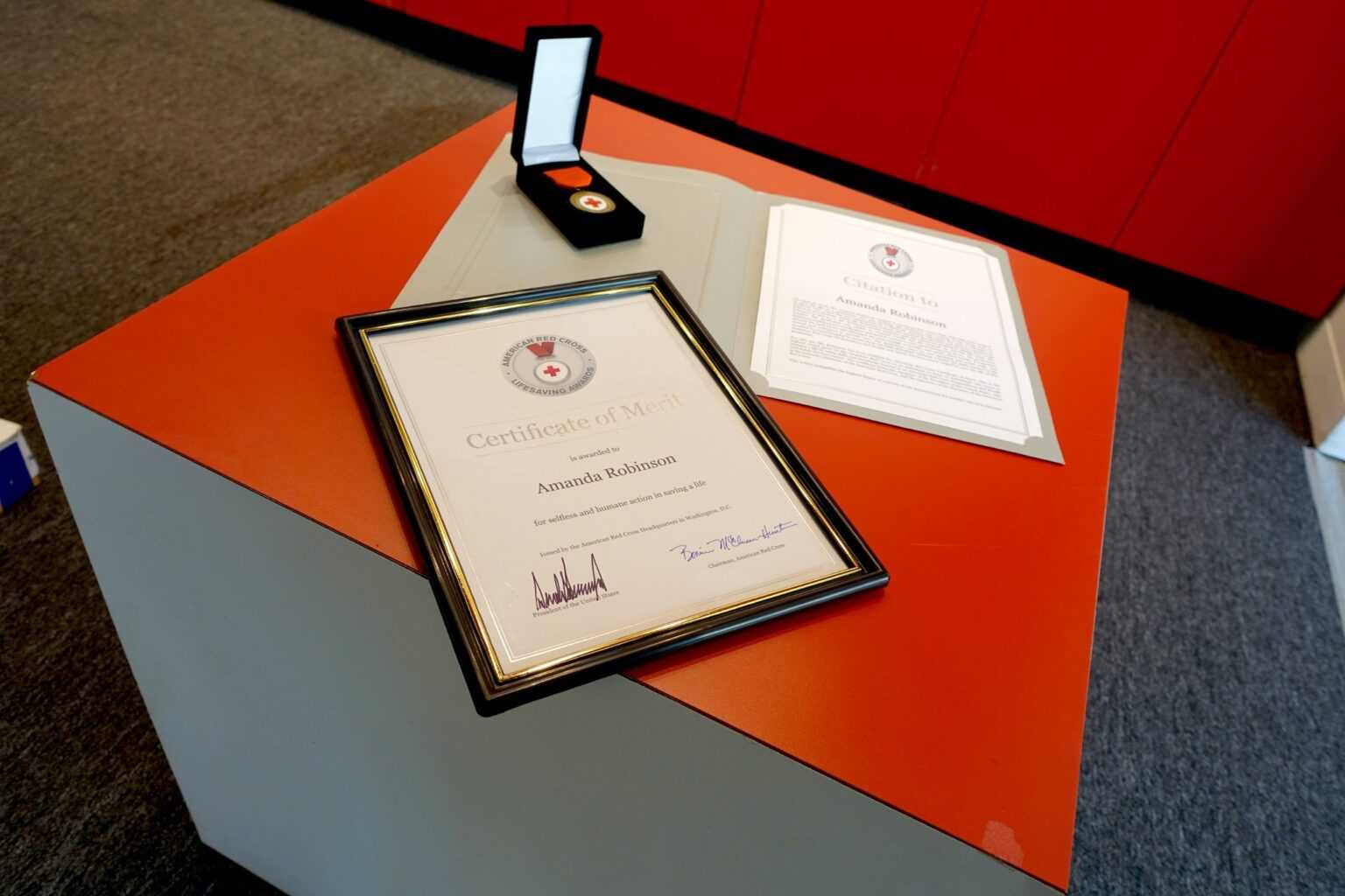 American Red Cross Lifesaving Awards Program | Red Cross throughout ...