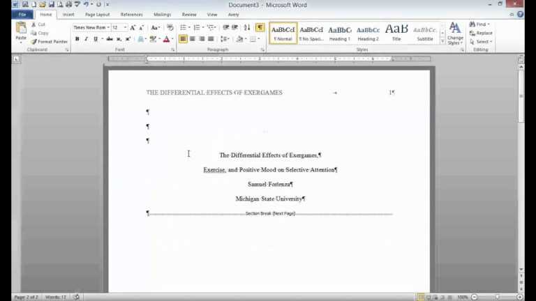 Apa Style 6Th Ed.: Title Page And Running Head – New Version In ...