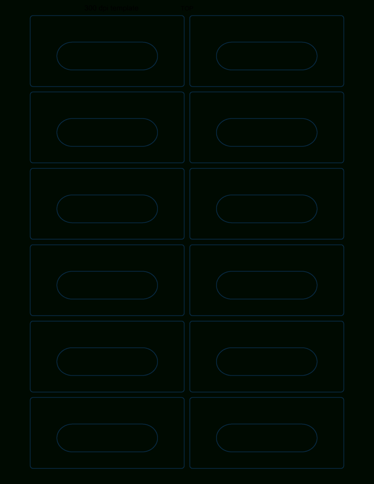Audio Cassette Labels – 12 Up – 4 Rounded Corners for Cassette J Card ...