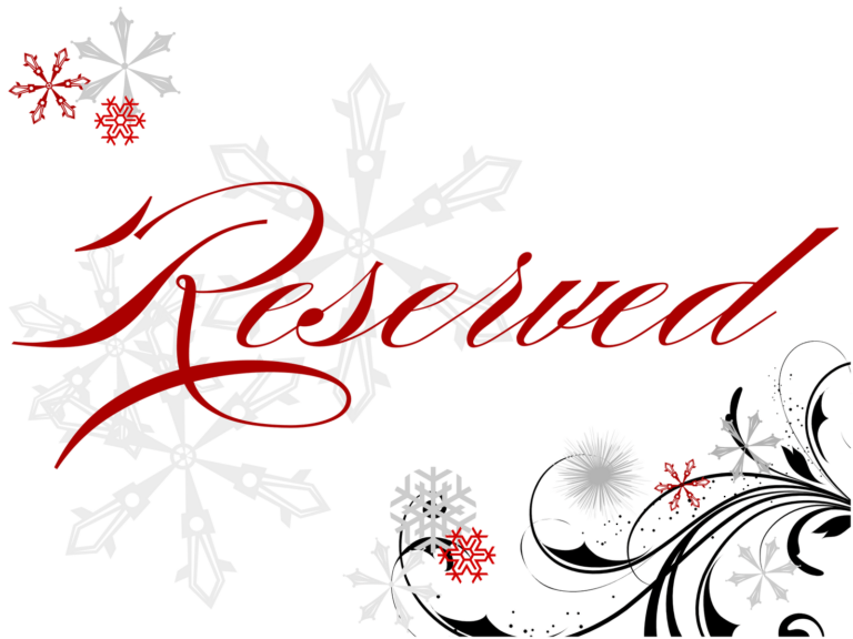 Awesome Reserved Signs For Tables | Work | Reserved Table with Reserved ...