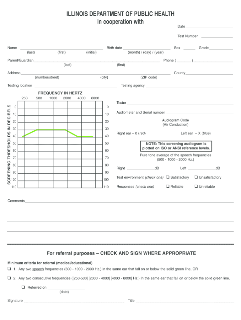 Blank Audiogram Template Download – Fill Online, Printable within Blank ...