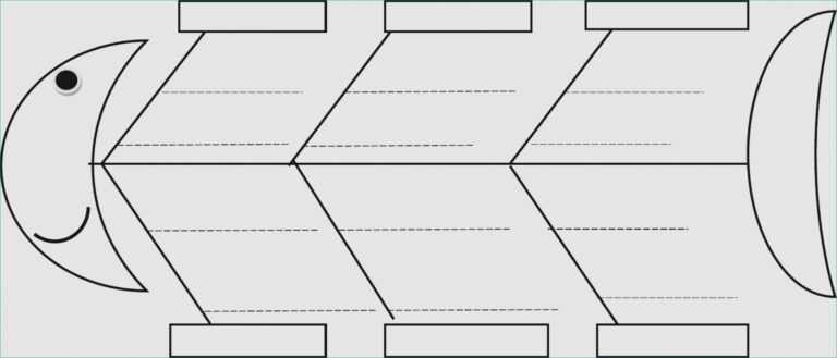 Blank Fishbone Diagram Template Fresh Blank Cause And Effect throughout ...