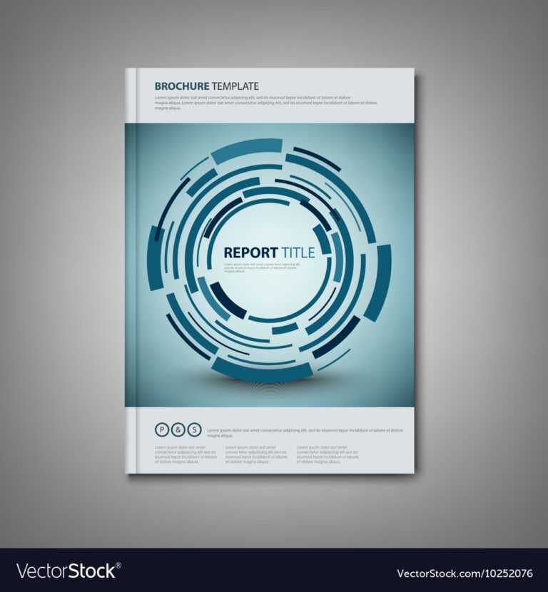 Brochures Book Or Flyer With Abstract Technical regarding Technical ...