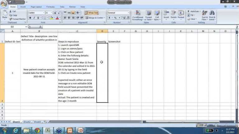 Bug Report – How To Write A Good Defect Report With Sample Bug Report ...
