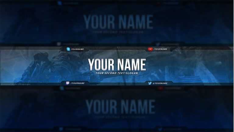 Call Of Duty Youtube Banner Template – Free Download (Psd) with Youtube ...