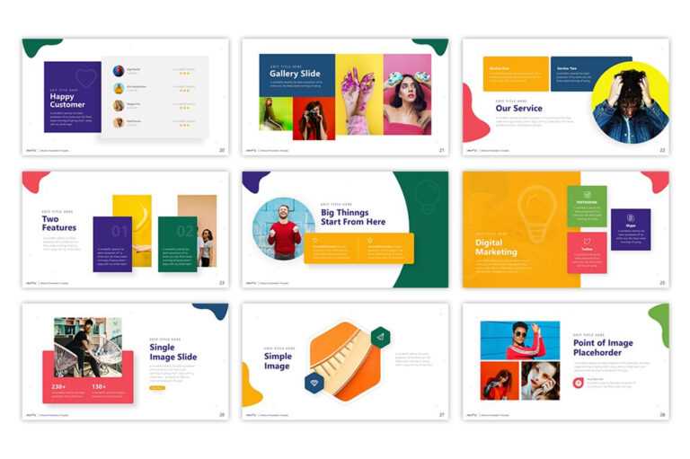 Cheerful – Attractive Powerpoint Template #75495 | Best Web with Pretty ...