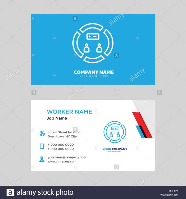 Conference Business Card Design Template, Visiting For Your Throughout ...