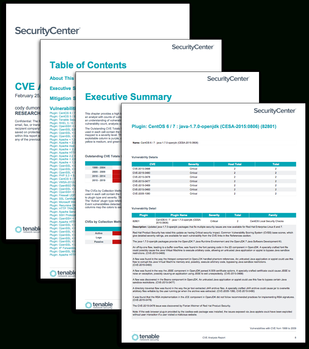 Cve Analysis Report – Sc Report Template | Tenable® with Information ... Cve Analysis Report – Sc Report Template | Tenable® with Information ...