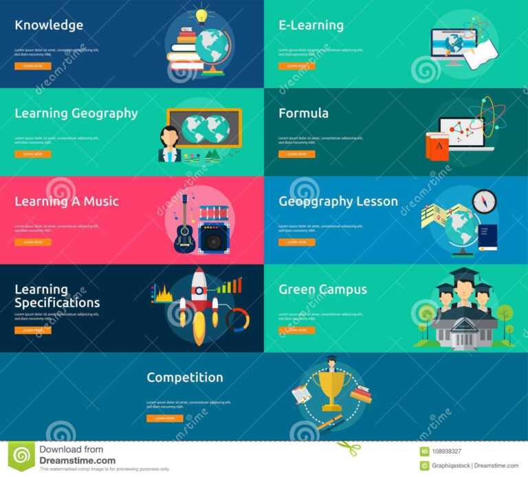 Education And Science Banner Design Stock Vector throughout Science ...
