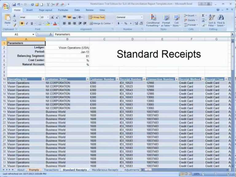 Excel Magic Trick Aging Accounts Receivable Reports With Ar with Ar ...