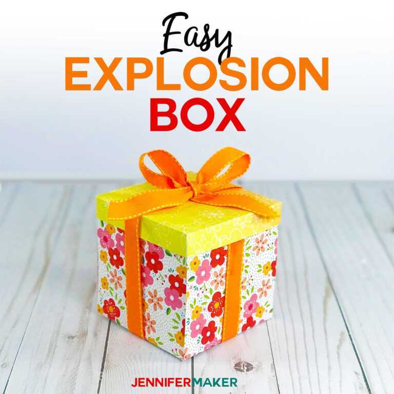 Explosion Box Card Tutorial: Endless Box – Free Svg File in Free Svg ...
