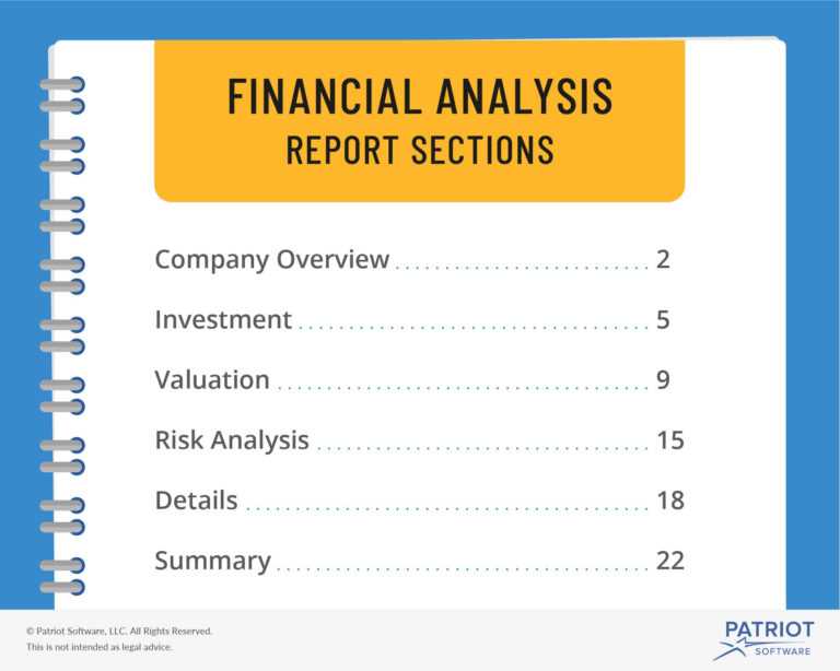 Financial Analysis Report | Steps, Sections, & More within Credit ...