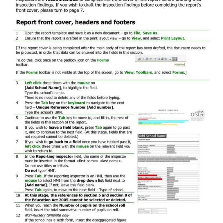 Fillable Home Inspection Report And Free Inspection Form in Home ...
