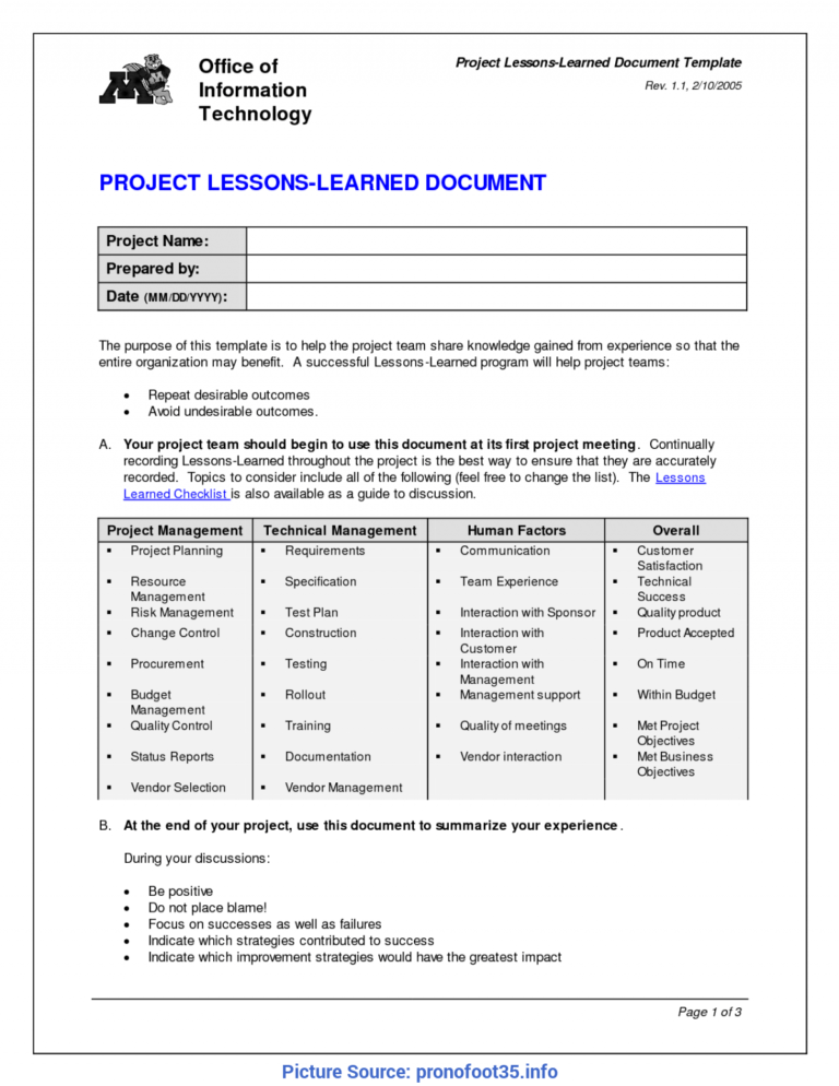 Fresh Project Management Lessons Learned Report Lessons for Lessons ...