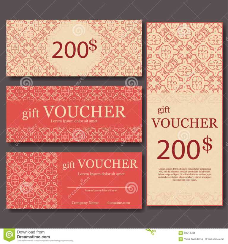 Gift Voucher Template With Mandala. Design Certificate For inside ...