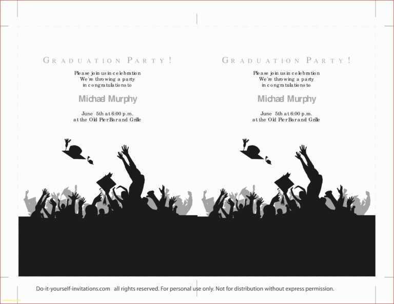 Graduation Invitations. Graduation Invitation Templates intended for ...