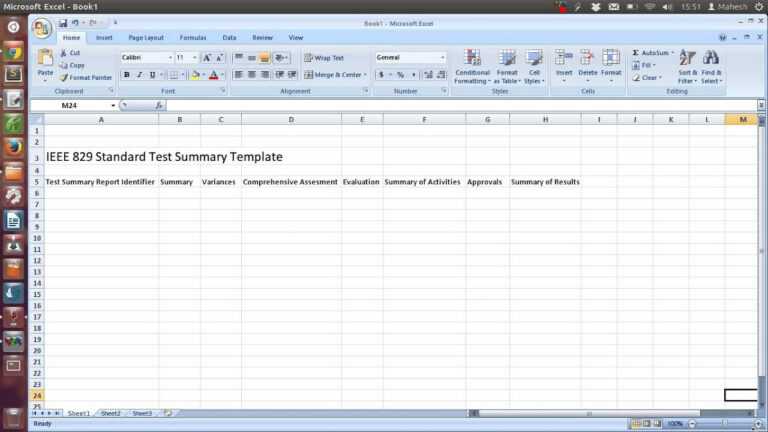 Ieee 829 Standard Test Summary Report Template with Test Result Report ...