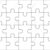 Jigsaw Puzzle Vector, Blank Simple Template 4X5, Twenty Pieces with ...