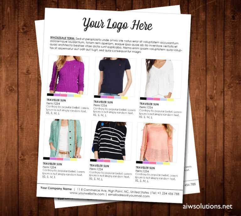 Line Sheet – Id07 regarding Product Line Card Template Word – Xfanzexpo.com