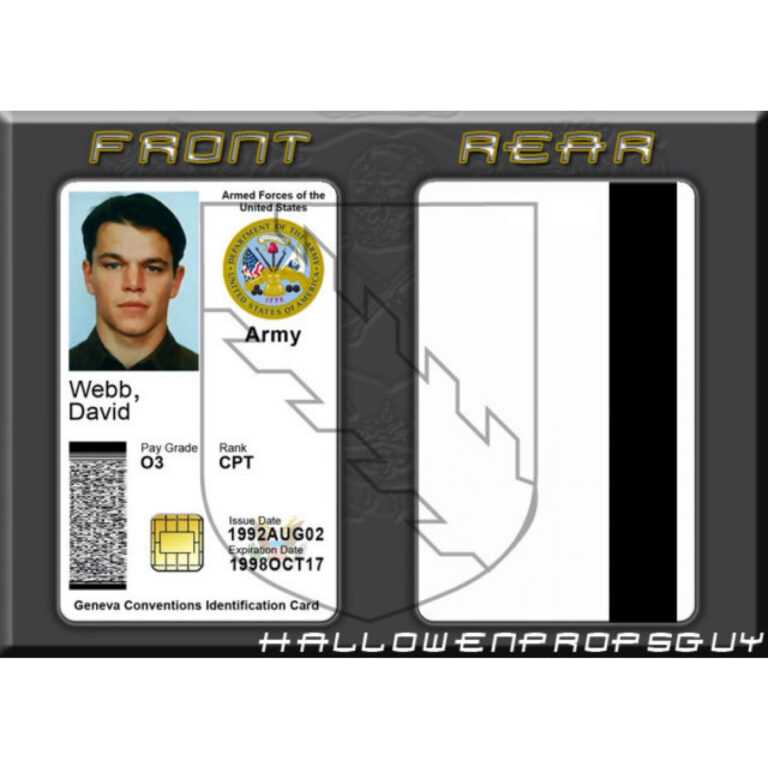 Military Id Template. Military Id Gallery. Badge Cool Www inside Mi6 Id ...