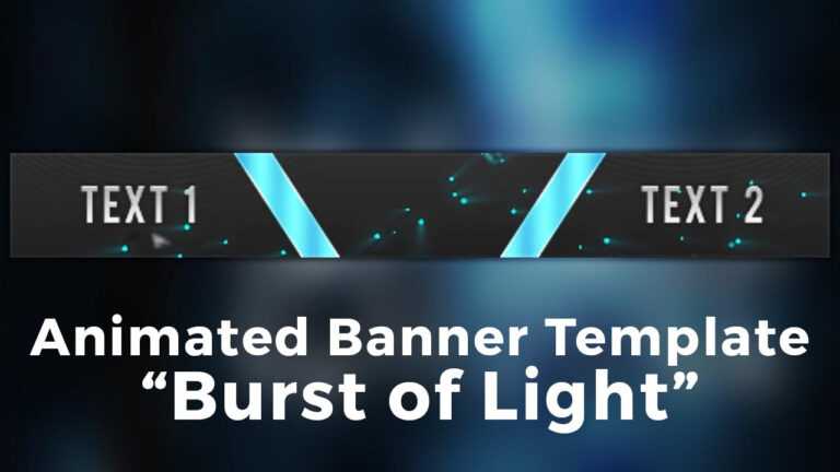 Minecraft Server Banner Template (Gif) – "burst Of Light" with ...
