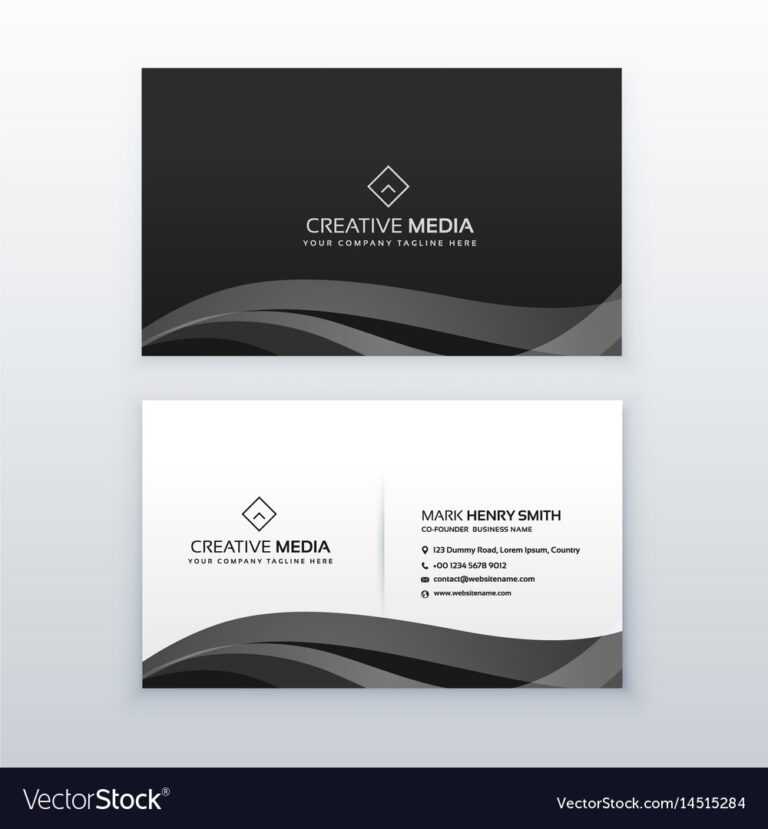 Modern Professional Dark Business Card Design in Modern Business Card ... Modern Professional Dark Business Card Design in Modern Business Card ...