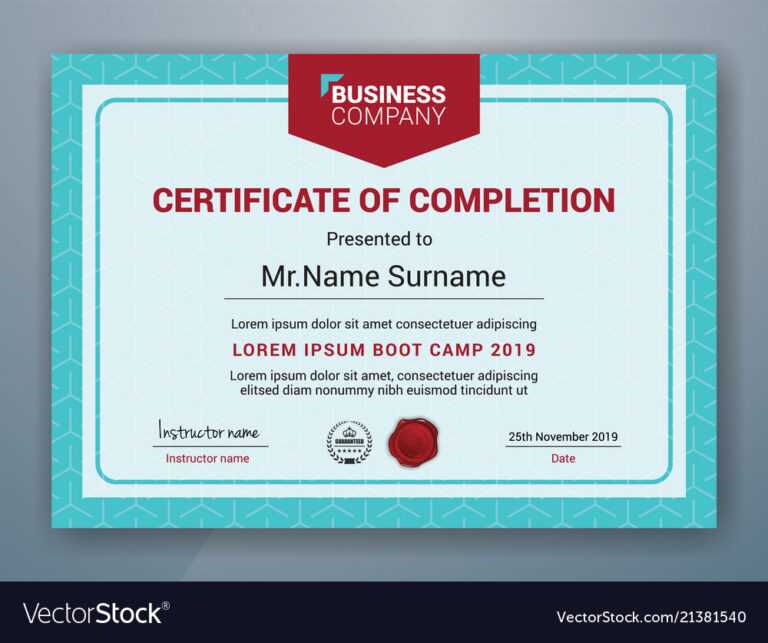 Boot Camp Certificate Template - Professional Template