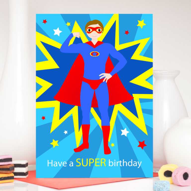 Popular Superhero Birthday Greetings &nu09 pertaining to Superhero ...
