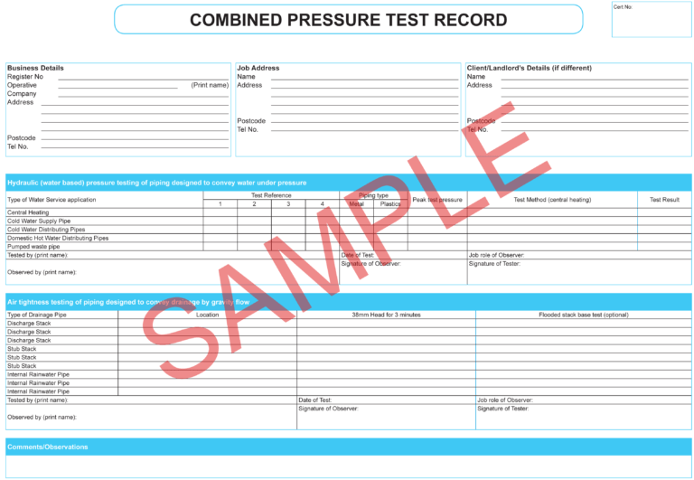 Pressure Test Certificate Template Uk 10 Fantastic pertaining to ...