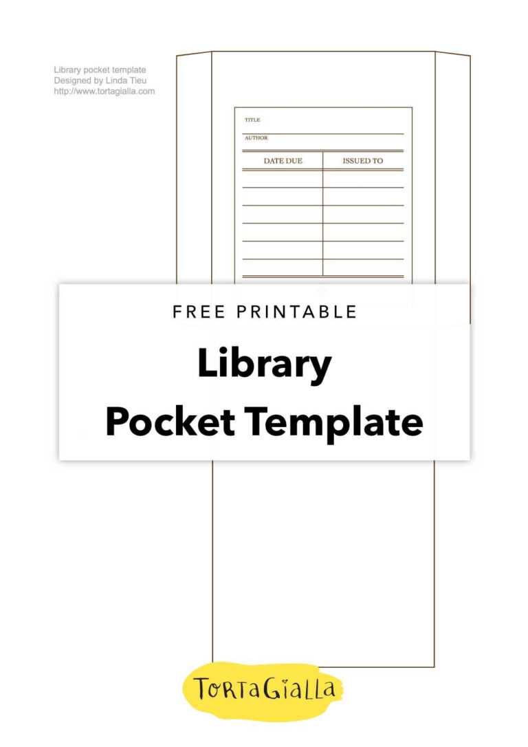 Printable Library Card Template – Free Download | Printables intended ...