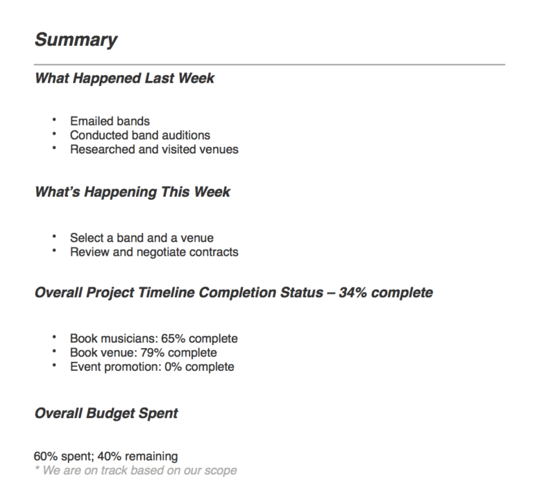 Project Management Reporting Types & Tips | Teamgantt pertaining to ... Project Management Reporting Types & Tips | Teamgantt pertaining to ...