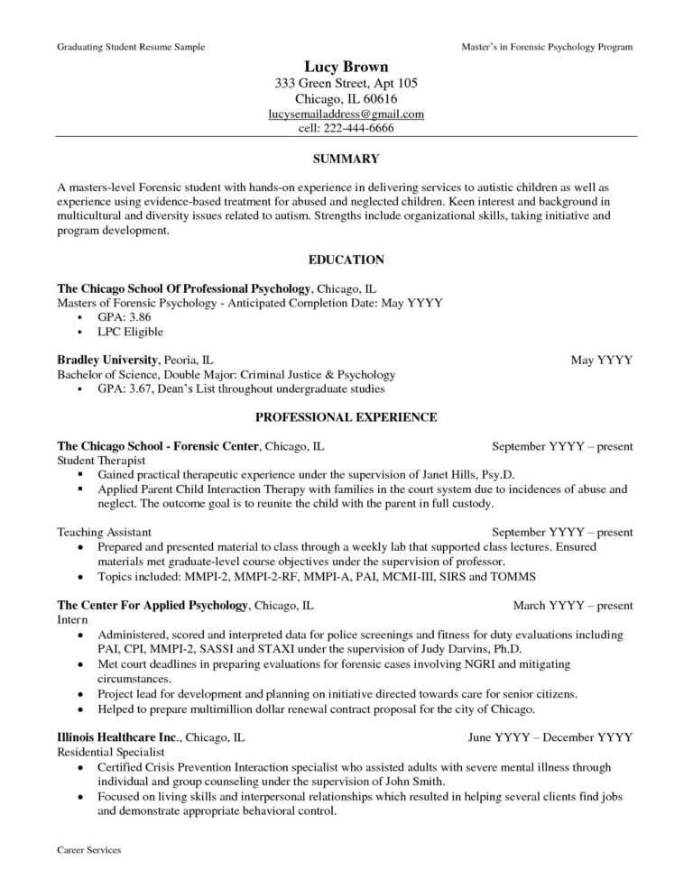 Psychological Assessment Report Example | Glendale Community pertaining ...