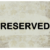 Free Reserved For Family Printable Card From | Colour for Reserved ...