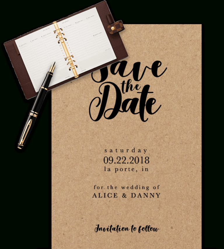 Save The Date Powerpoint Template – Xfanzexpo.com