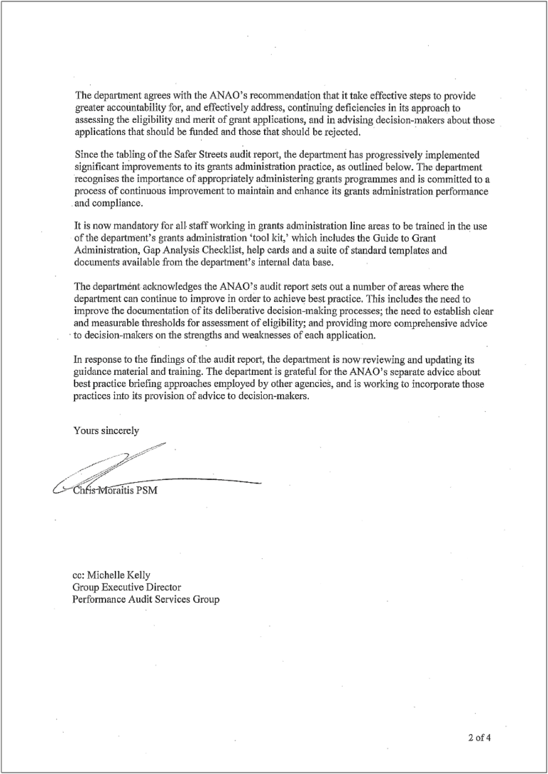 The Design Of, And Award Of Funding Under, The Living Safe in Acquittal ...